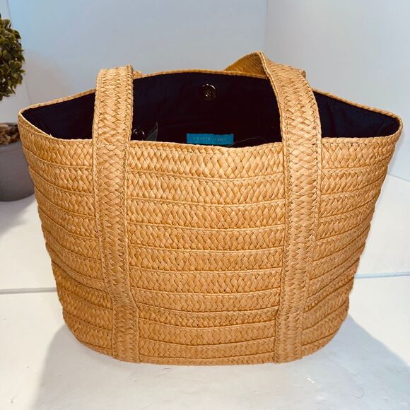 Draper James | Bags | Draper James Beach Chic Woven Tote Versatile ...